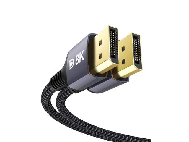 Stouchi DisplayPort Cable, DP 1.4 Cable 8K 16FT/5M 8K@60Hz HBR3 4K@60Hz ...