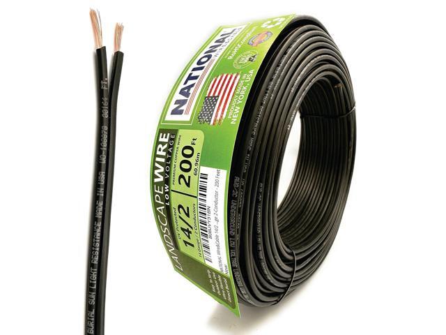 NATIONAL Wire&Cable 14/2 Low Voltage Landscape Lighting Copper Wire ...