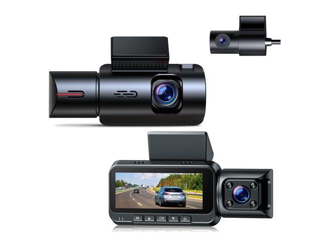 CAMPARK Dash Cam, 4K Car Camera GPS Speed 3 Channel Dash Camera Front ...