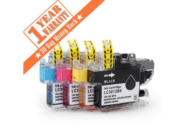 4PK LC3013 LC-3011 Ink Cartridge Compatible For Brother MFC-J497DW MFC ...