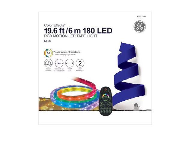 GE Color Effects 180-Light 19.6-ft Color Changing Integrated LED ...