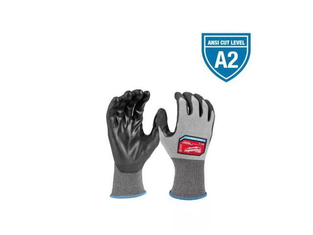 Large High Dexterity Cut 2 Resistant Polyurethane Dipped Work Gloves ...