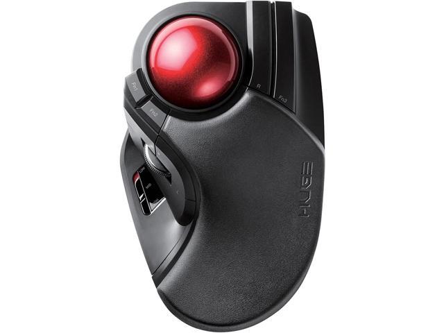 ELECOM HUGE Trackball Mouse, 2.4GHz Wireless USB, Precise Finger ...