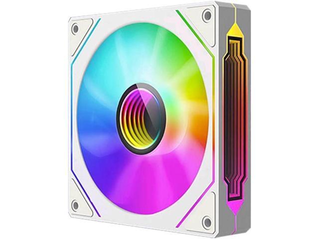 TJ Prism 120mm GEN4 Pro ARGB case Fan White Edition,Infinity Mirror RGB ...