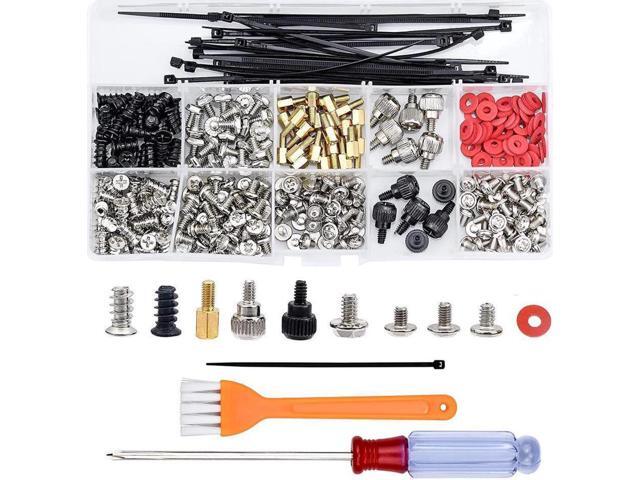 362pc Computer Screws Assortment Kit | Motherboard Standoff Risers ...