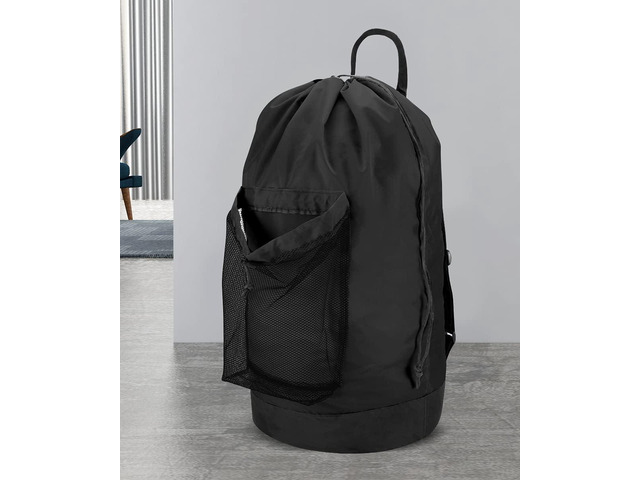 Dalykate Backpack Laundry Bag, Laundry Backpack with Shoulder Straps ...