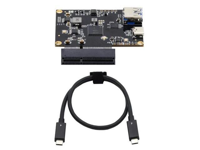 Type-C USB4 40Gbps to PCI-E SSD 4x Graphics Card Converter Cable USB4.0 ...