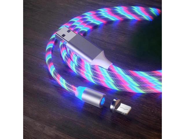 charging Mole Phone Cable Flow Luminous Lighting cord charger Wire for ...