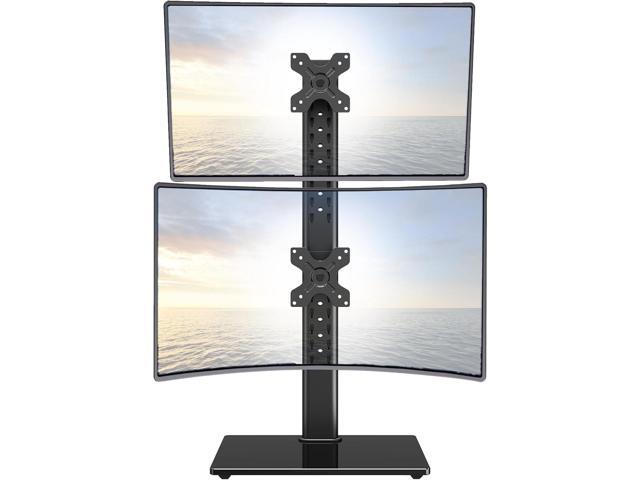 ErgoFocus Vertical Dual Monitor Stand, Stack Two Computer Screens up to ...