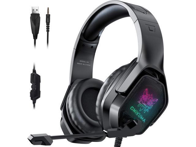 Gaming Headset with Microphone, Noise Canceling Headphones with 3D ...