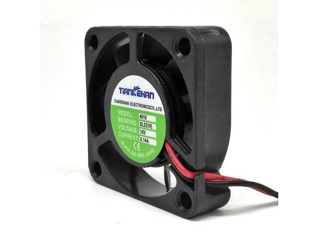 14V Mute 40mm 4cm Fan 4010 0.14A 40X40X10mm 3D Printer Printing CPU ...
