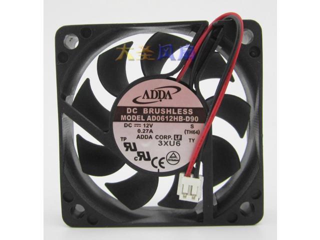 FOR ADDA 6015 0.27A AD0612HB-D90 60*60*15MM 12V 2 wire cooling fan - Newegg.com