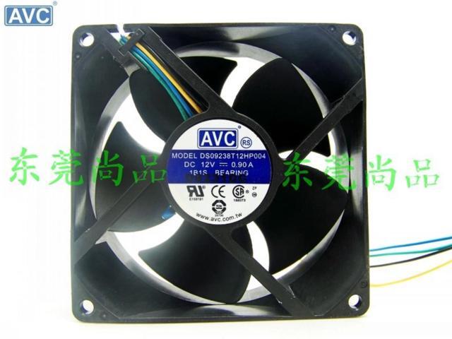 For AVC 9cm 90mm DS09238T12HP004 9CM 12V 0.90A 4 wire 4-P cooling fans ...