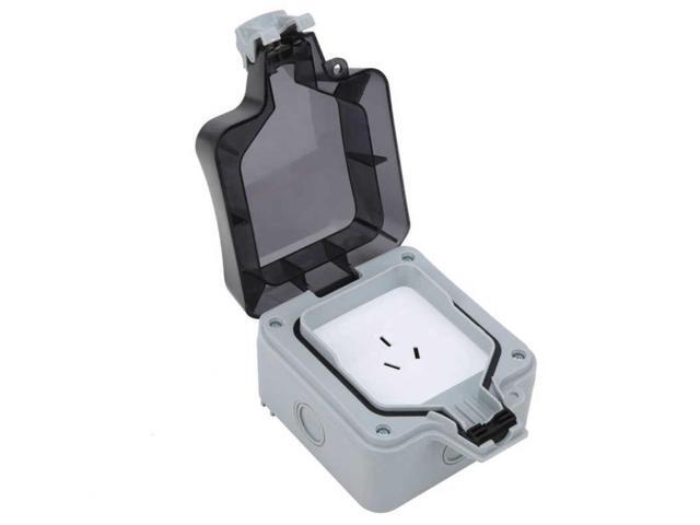 3 Holes Power Socket Waterproof Outdoor Wall Socket for Parking Lot ...