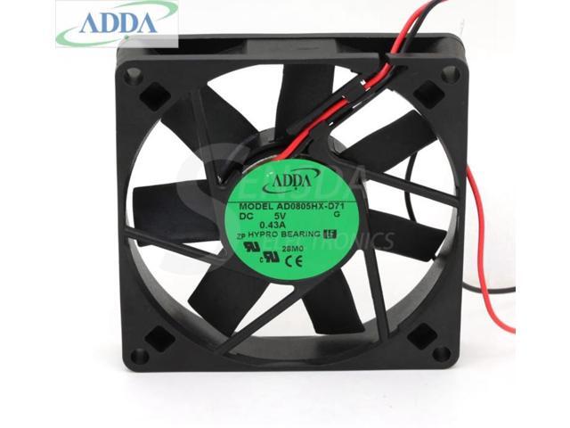 FOR ADDA AD0805HX-D71 8CM 8015 80mm 8cm DC 5V server inverter computer ...