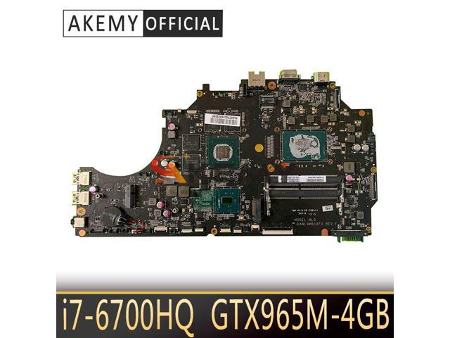 DANL9MB18F0 Laptop motherboard for ThundeRobot 911M mainboard I7-6700HQ GTX965M-4GB - Newegg.com