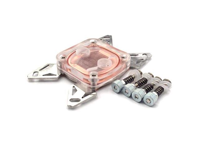 Computer CPU Cooler Water Cooling Block Copper Base POM Cover for LGA ...