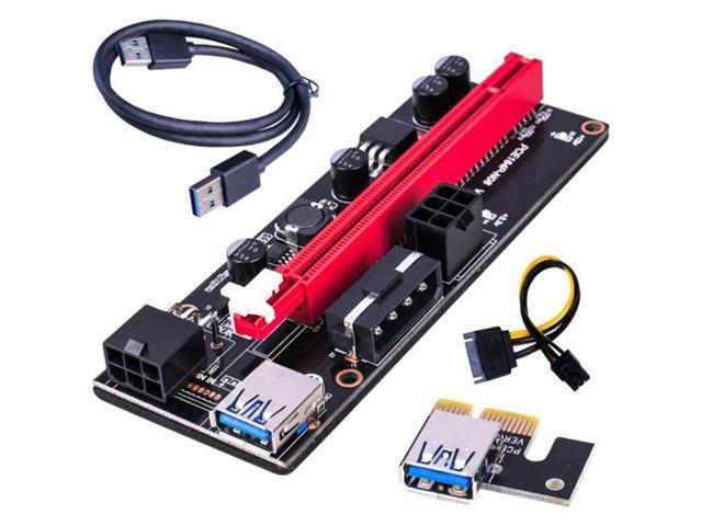 VER009 USB 3.0 PCI-E Riser VER009S Express 1X 4X 8X 16X Extender Riser ...