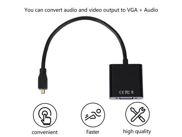 Professional 1080P Micro HDMI--compatible-compatible To VGA Female ...