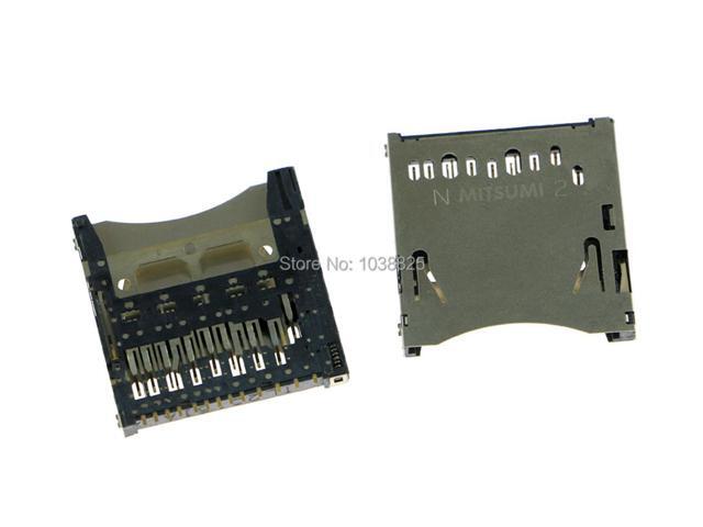 5pcs For 2DS game console SD card slot plug socket memory card slot ...