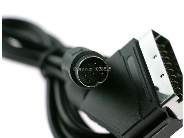 10pcs/lot 1.8M PAL V-pin Scart cable For Sega Megadrive 1 Genesis 1 ...