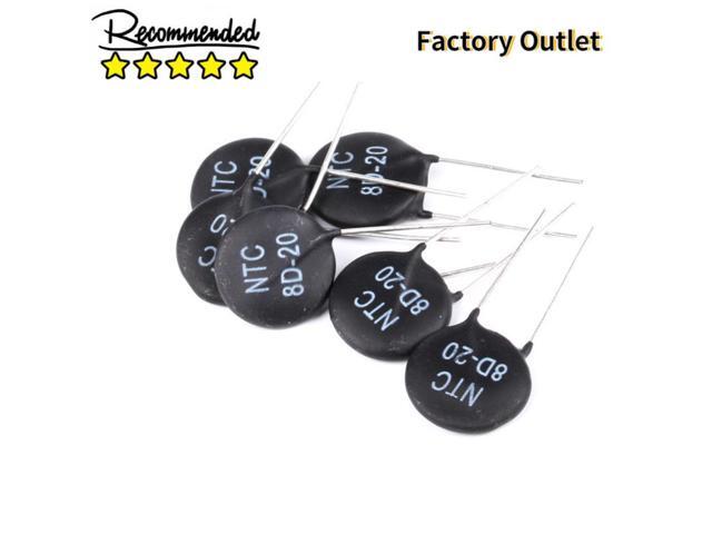 20pcs NTC Thermistor Resistor NTC 8D-20 8D20 Thermal Resistor - Newegg.com
