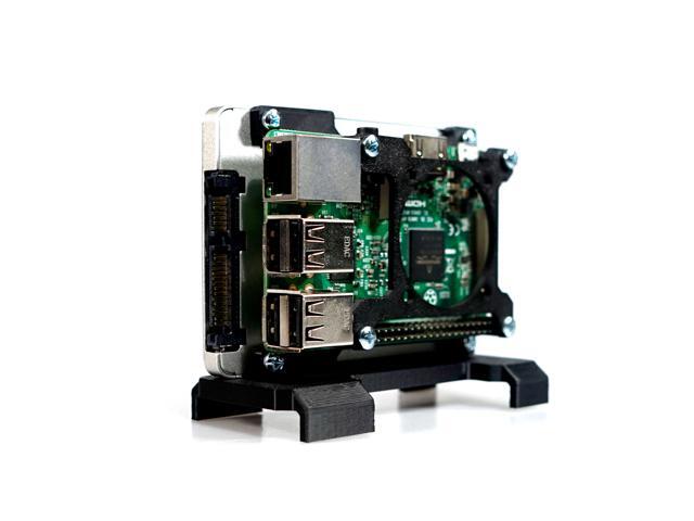 TerraPi Raspberry Pi SSD Case / RPi NAS Server Case with Fan Mount ...