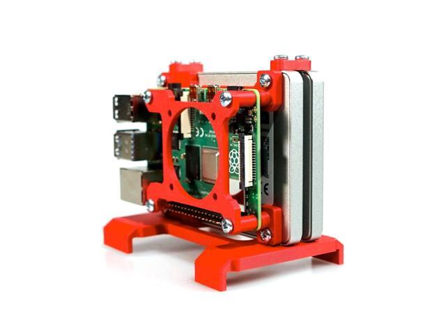 TerraPi Raspberry Pi SSD Case / RPi NAS Server Case with Fan Mount ...