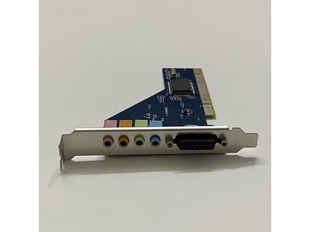 1PC Built-in Independent PCI Sound Card 4 Channel 3D Audio Stereo For ...