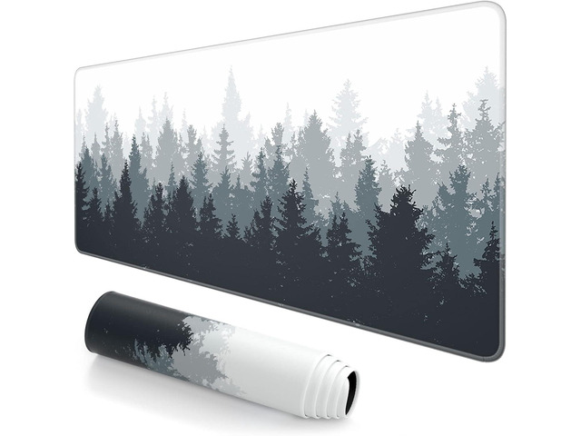 Bailink Quality Gaming Mouse Mat Forest Background Pattern, Large Mouse ...