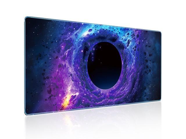 Quality Gaming Mouse Pad 31.5x11.8in Galaxy Black Hole Technology Style Large Mouse Pad with ...