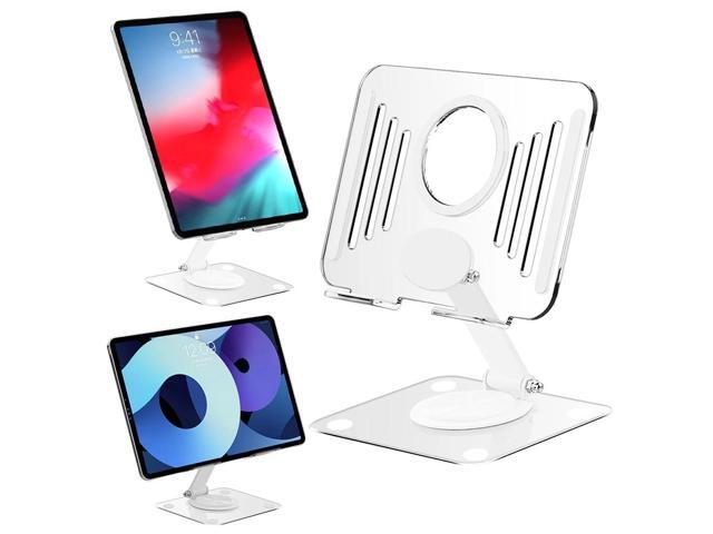 WIILGN Foldable Tablet Computer Stand with 360° Rotating Base ...