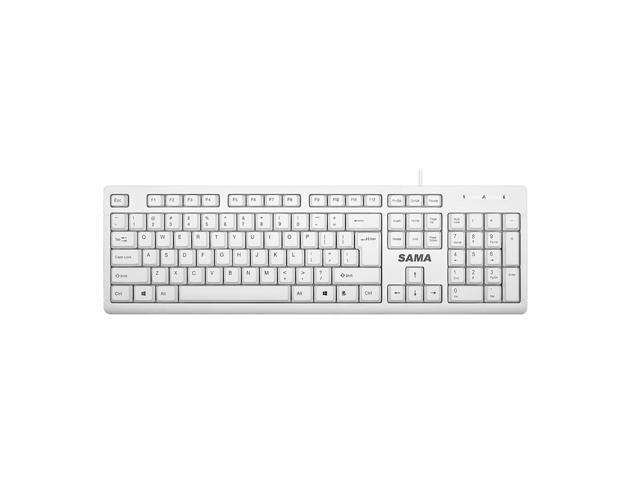 SAMA MK150 Wired Keyboard and Mouse Combo for Windows, Optical Wired ...