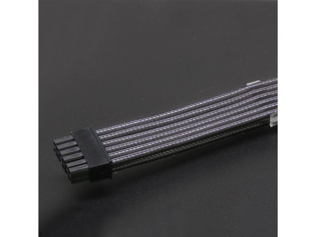 SAMA 12PIN to 2×8PIN Sleeved Extension Cable 30cm 16AWG Cable for RTX 3 ...