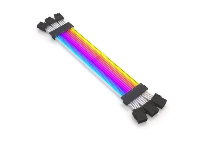 SAMA 3x8 Pin ARGB Extension Cable Lighting PCB Board 5V 3pin Connoctors ...