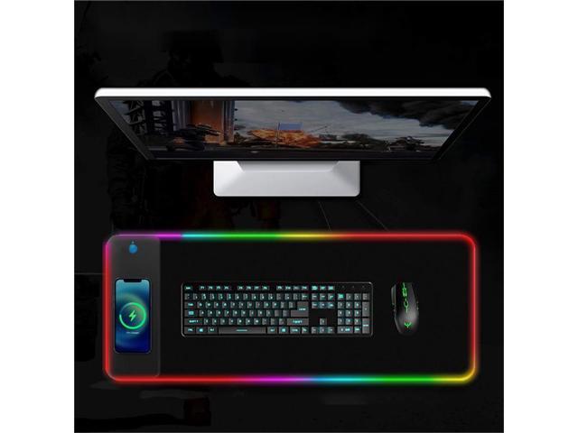 SAMA Wireless Charging RGB Mouse Pad Gaming LED Mouse Mat 800x300x4MM ...