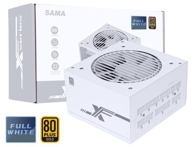 SAMA 750W Full White Power Supply Full Voltage 80Plus Gold Certified 12V 14CM Japanese Large ...