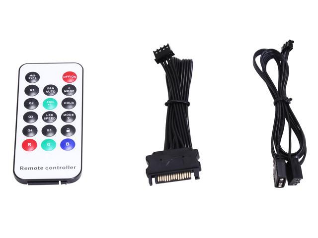 SAMA 5V 3 Pin ARGB Fan HUB,Pwm Fan Temperature Controller Integrator ...