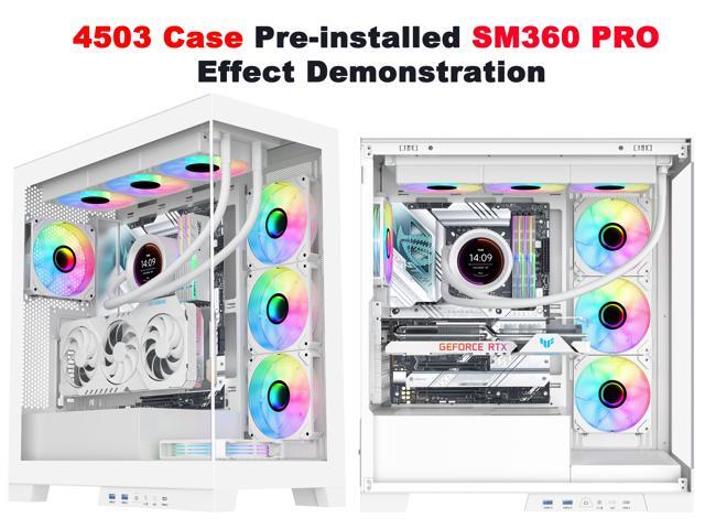 SAMA SM360 PRO AIO 360mm Liquid Cooler 2.8 inch Screen LCD Display CPU ...