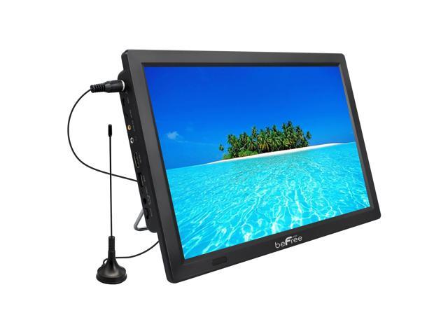 beFree Sound Portable Rechargeable 14 Inch LED TV with HDMI, SD/MMC ...