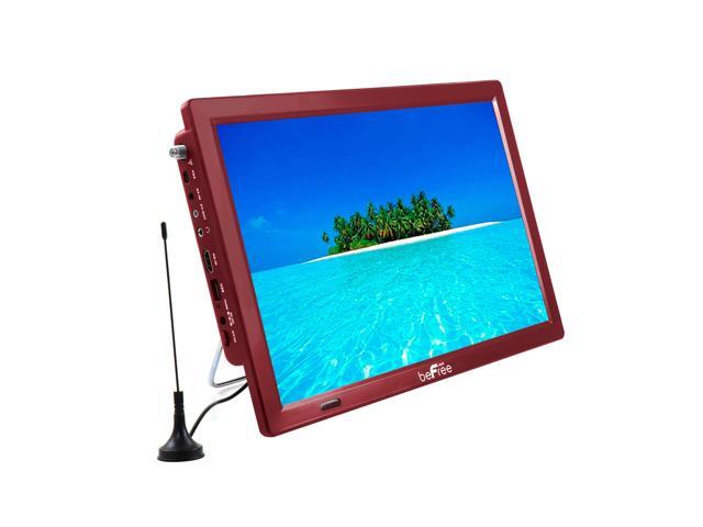 beFree Sound Portable Rechargeable 14 Inch LED TV with HDMI, SD/MMC ...