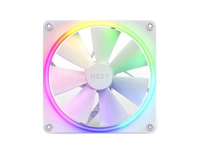 NZXT Aer F140 RGB White Twin Pack - 2x Fan & RGB Lighting Controller ...