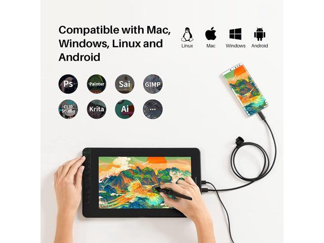 HUION KAMVAS 12 Drawing Tablet With Full-laminated Screen, 11.6-inch ...