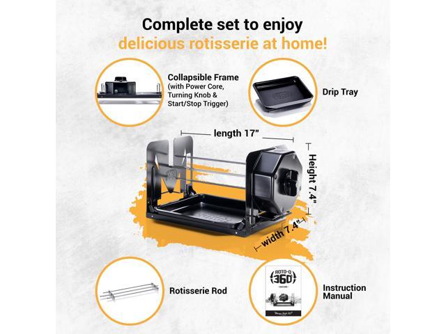 ROTO-Q 360|The Worlds First Non Electric Self-Rotating Rotisserie|NON ...