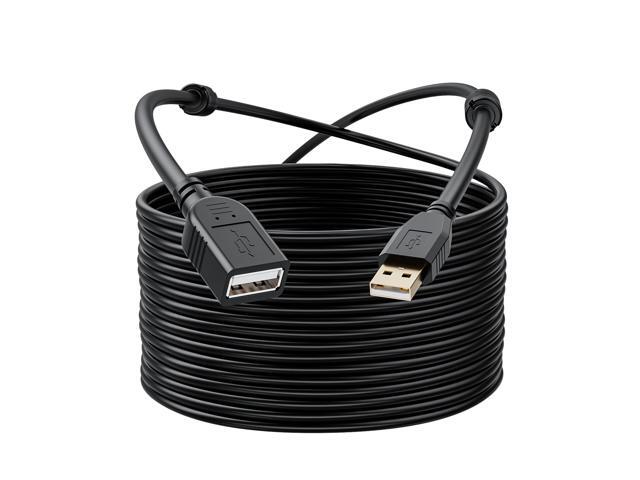 USB 2.0 Extension Cable 30FT / 10M, USB Type A to A, Long Active USB 2. ...