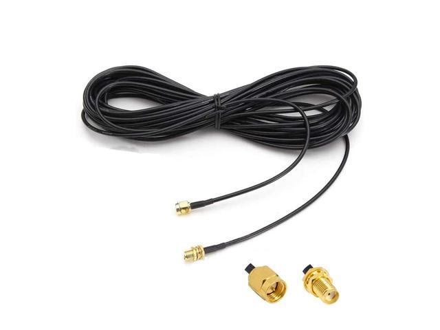 Vszerda 66ft SMA Extension Cable SMA Male to SMA Female RF Connector ...