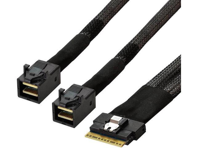100cm Cable PCI-Express Mini SAS HD PCI-E Ultraport Slimline 74pin to ...