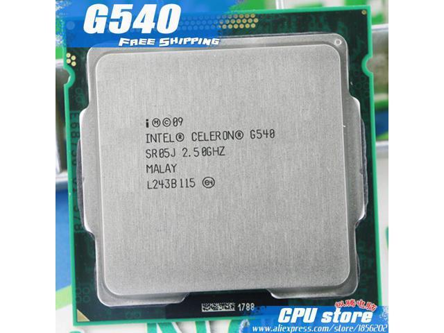 Intel Celeron G540 2M Cache 2.5 GHz L3=2M LGA 1155 TDP 65W desktop CPU ...