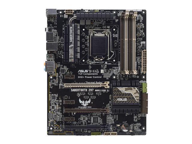 ASUS SABERTOOTH Z97 MARK 2/USB3.1 LGA 1150 intel Z97 Mining Motherboard ...