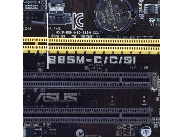 ASUS B85M-C/C/SI LGA 1150 Intel B85 B85M Desktop PC Motherboard DDR3 ...
